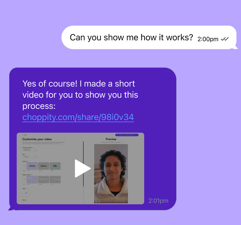 Choppity - Create more, edit less.
