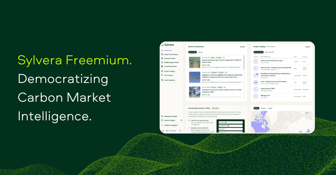 Presentación de Sylvera Freemium: Democratizar la inteligencia del mercado del carbono