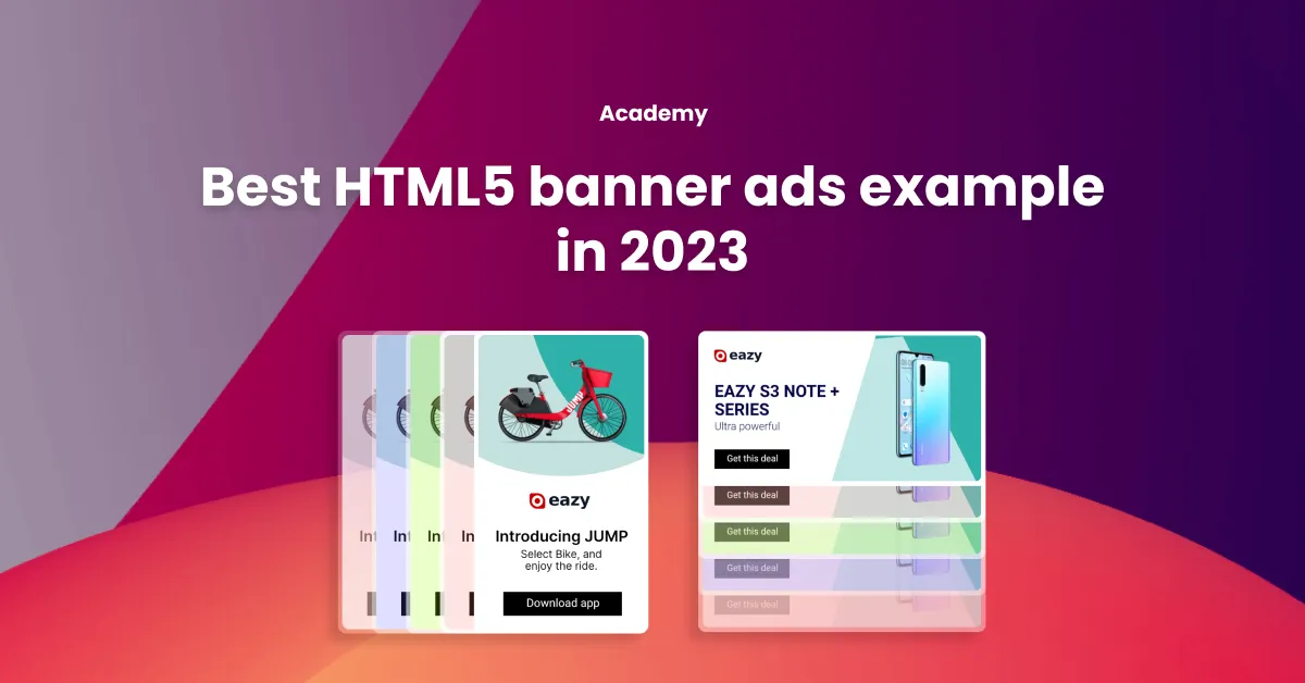 Best HTML5 banner ads examples