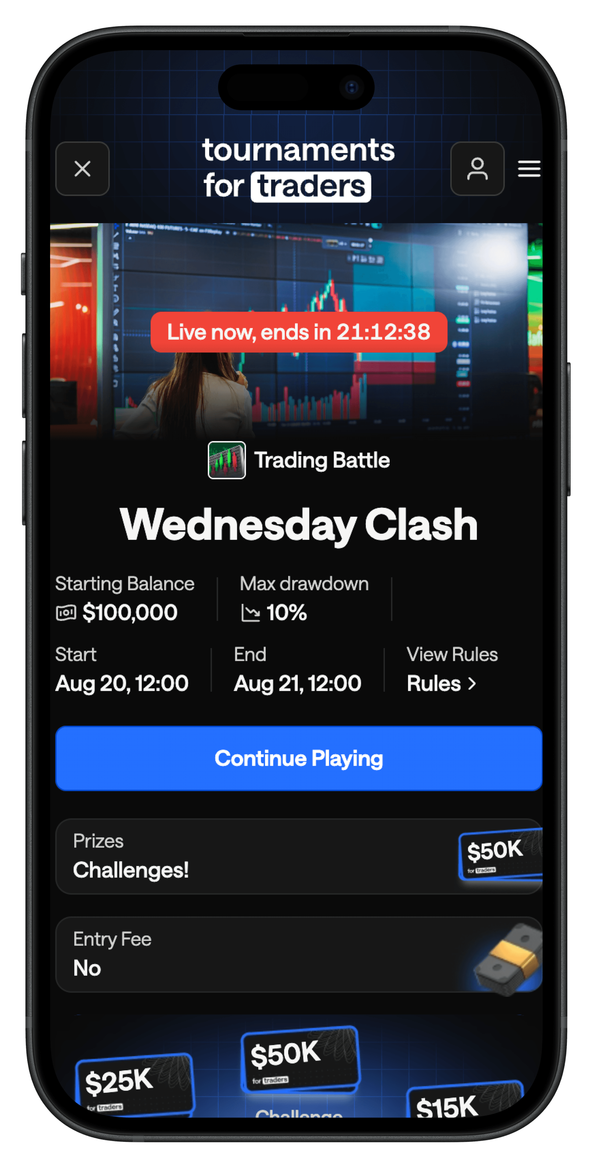 Tournaments | For Traders