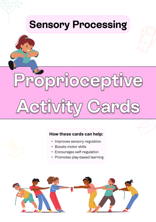 Proprioception Activity Cards for Kids | Occupational Therapy Tools