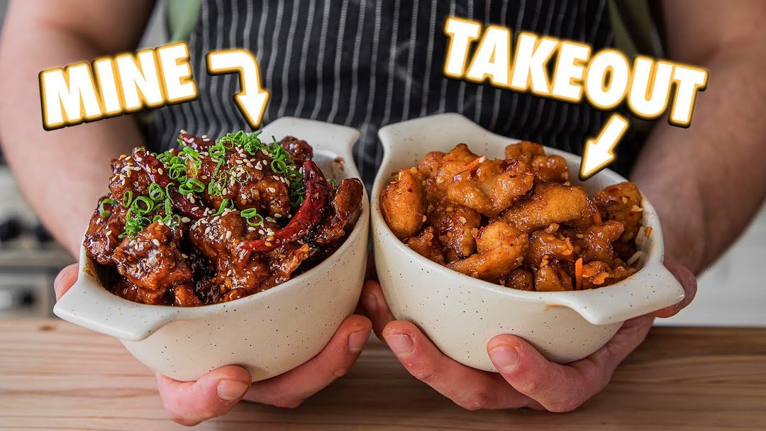 Sweet, Sticky & Crispy General Tso’s Chicken Recipe | Chef Joshua Weissman