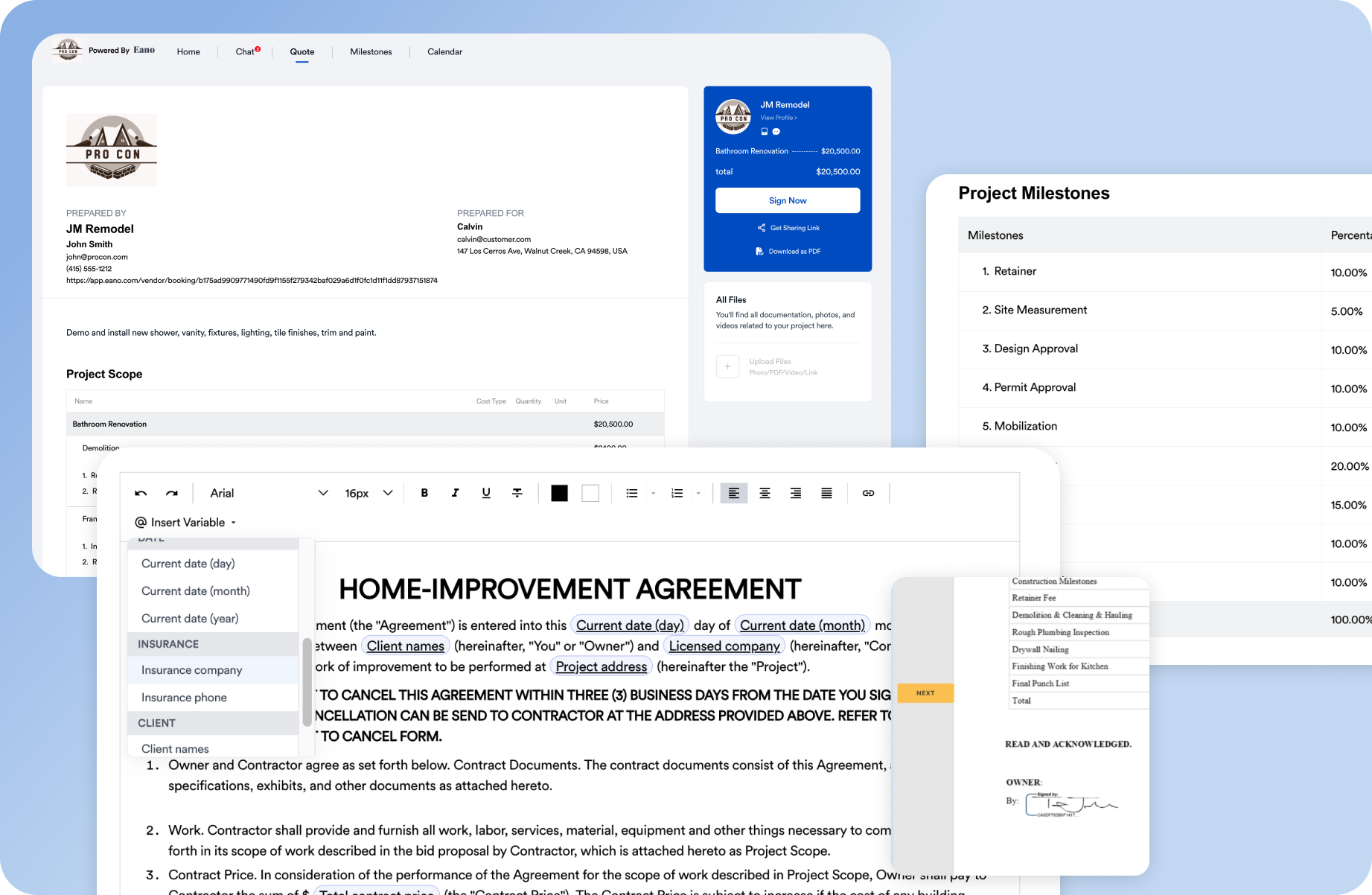 Construction Proposal Software That Keeps Your Jobs Clear and Profitable