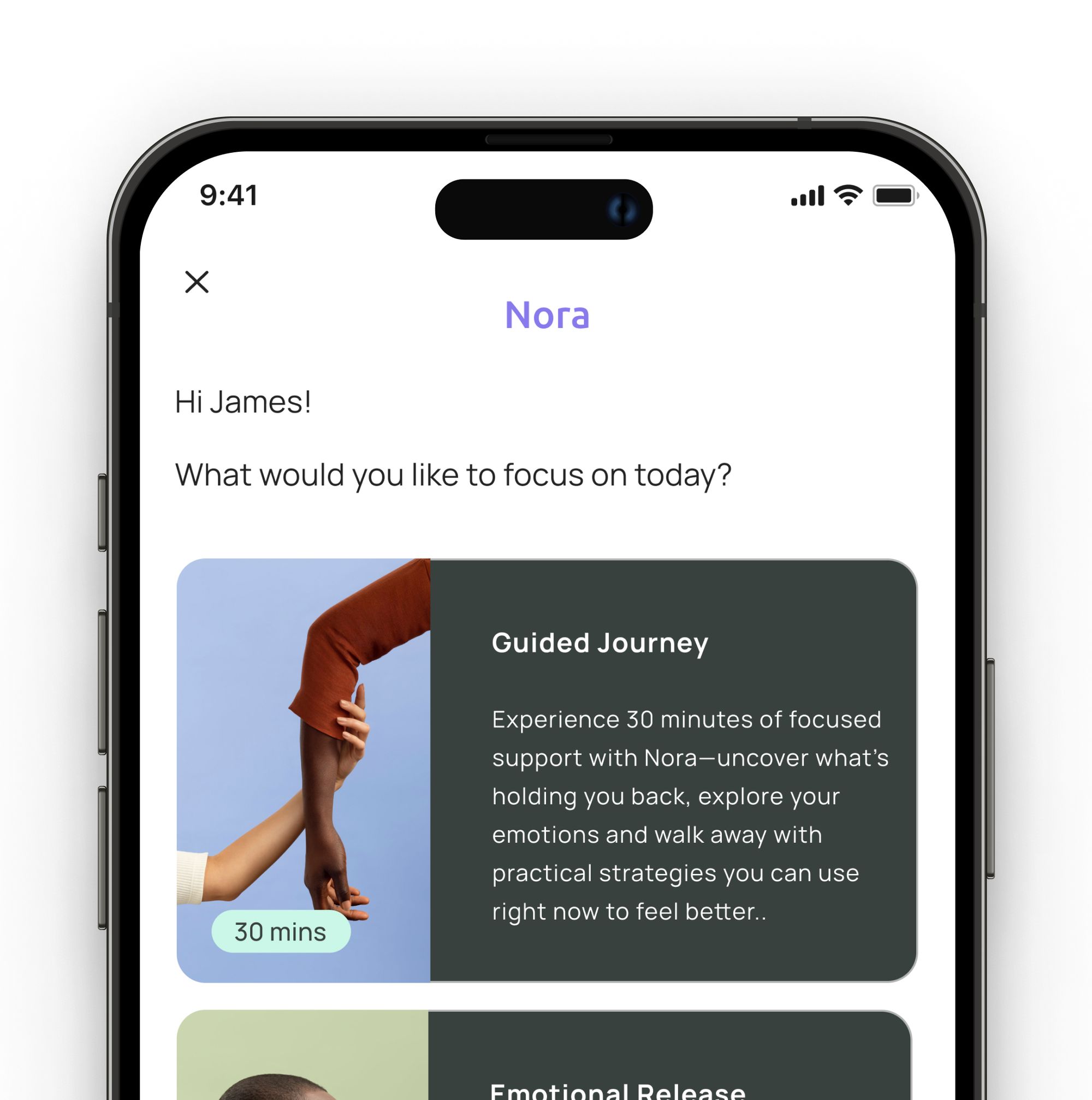 Nora | Your 24/7 Mental Health Companion
