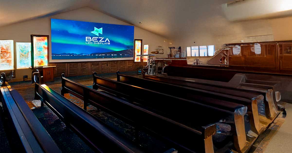 LED Screen Display Solutions for Churches | Beza LED - Video Walls & Panels