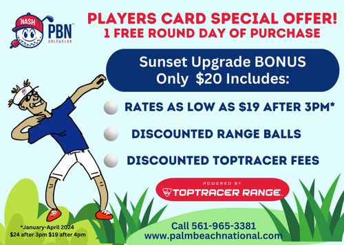 Player's Program | Palm Beach National Golf Course
