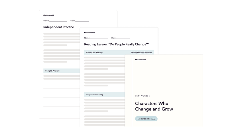 CommonLit 360 Workbooks