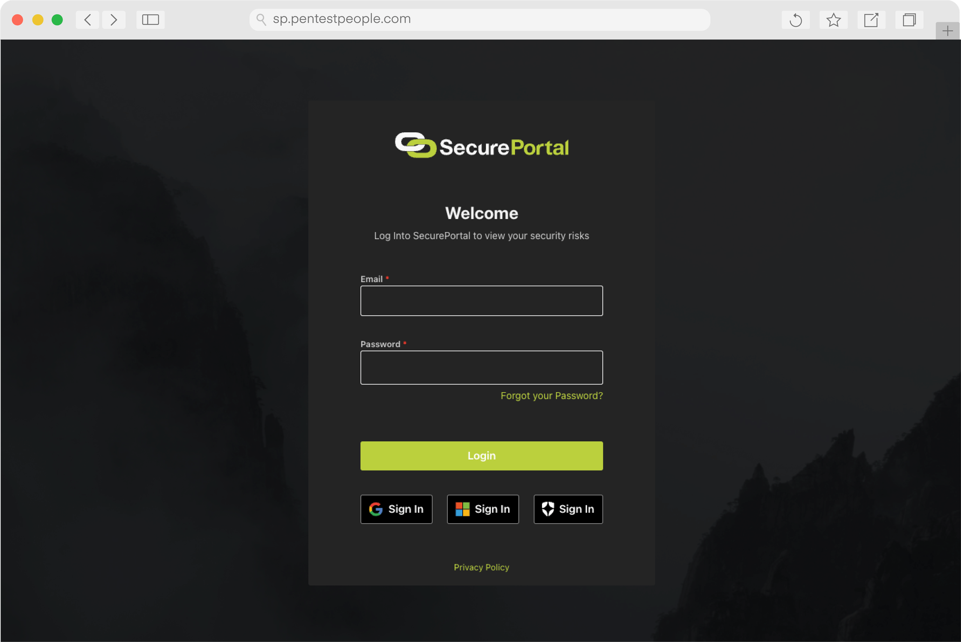 Pentest People - Penetration Testing Made Simple.