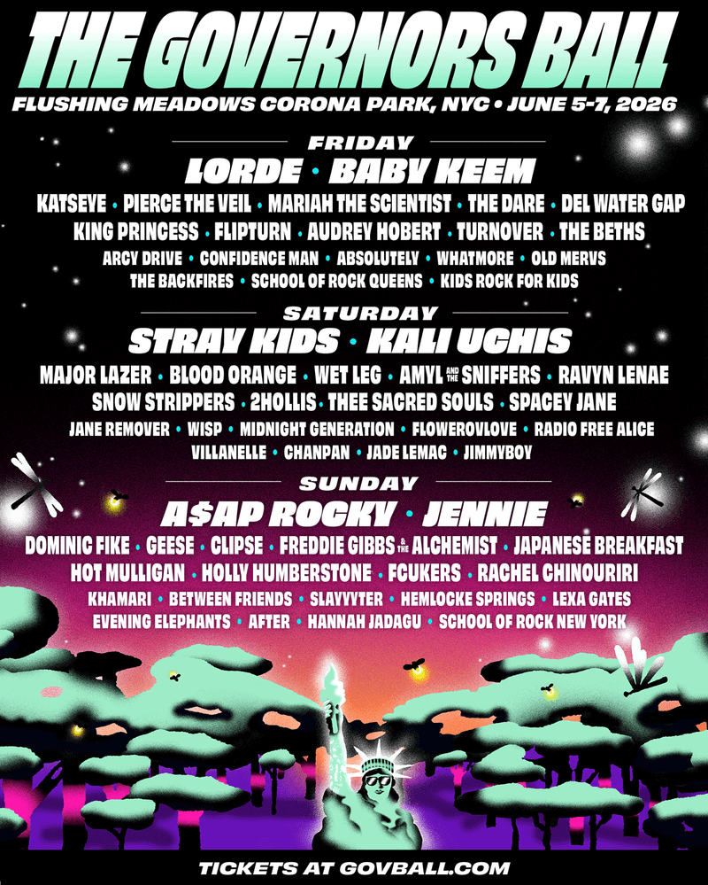 Lineup | The Governors Ball