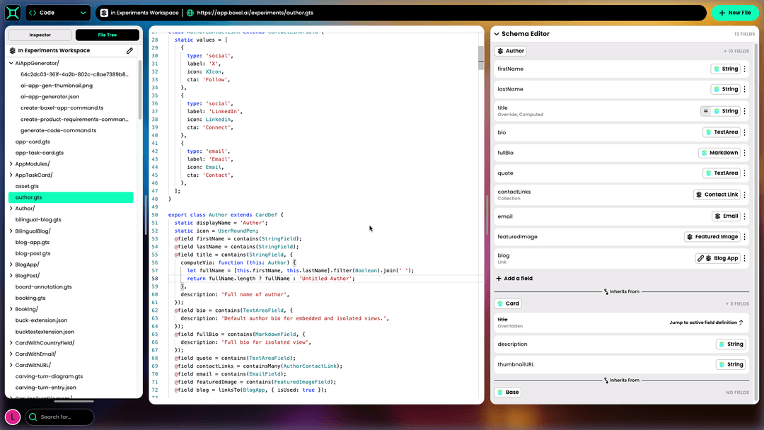 Boxel - Compose Your Own Software with AI