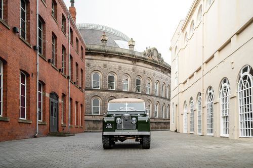 2001 Atlantic Green Defender 90 Ragtop | Retro Defenders