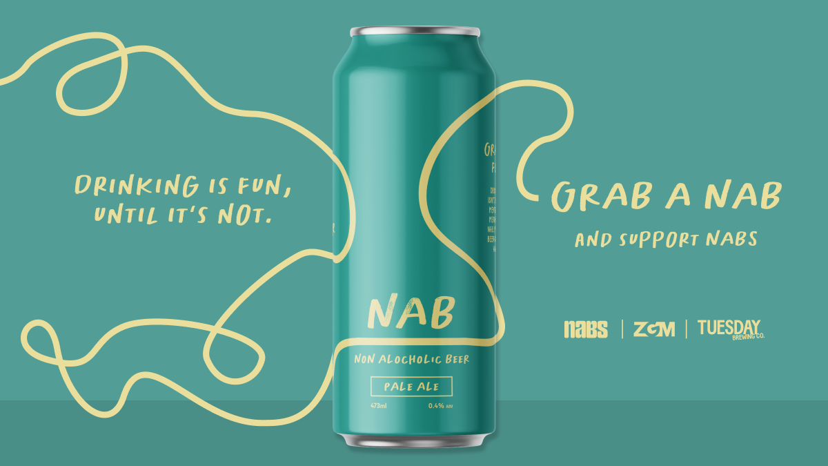 Grab a NAB for NABS — Non Alcoholic Beer for a Cause
