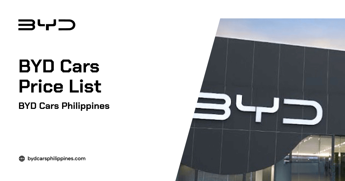 BYD Cars Price List | BYD Cars Philippines
