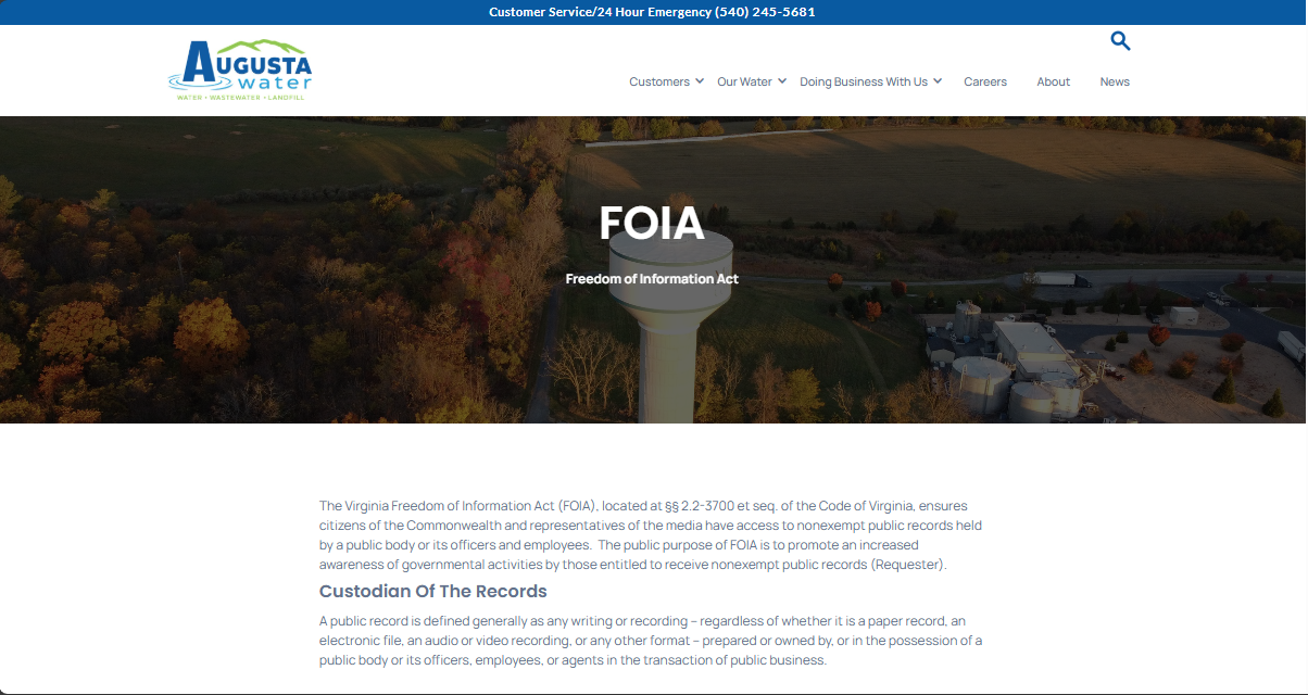 FOIA | Augusta Water