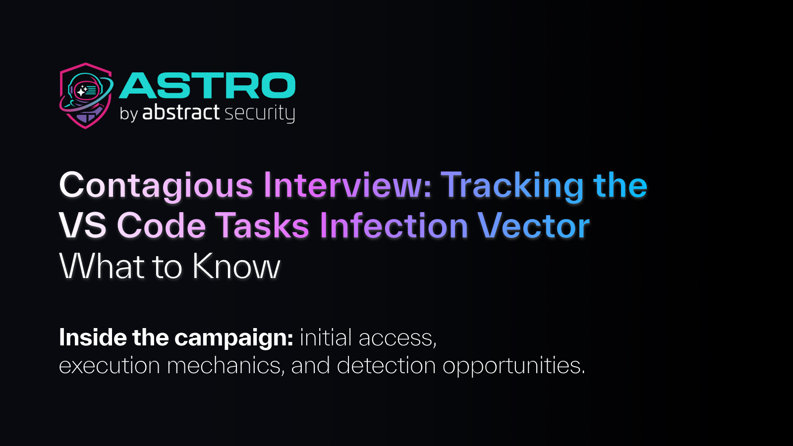 Contagious Interview: Tracking the VS Code Tasks Infection Vector