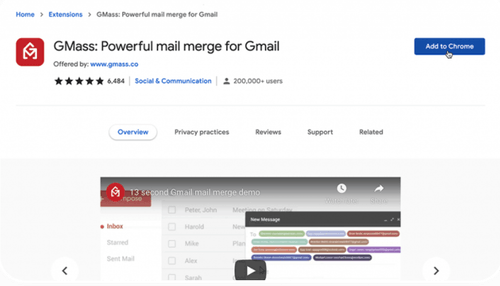 Mass Email for Gmail