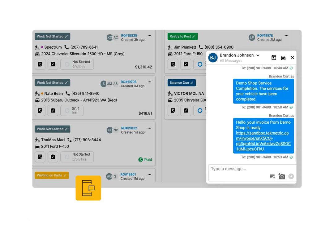 Tekmetric | Auto Repair & Shop Management Software