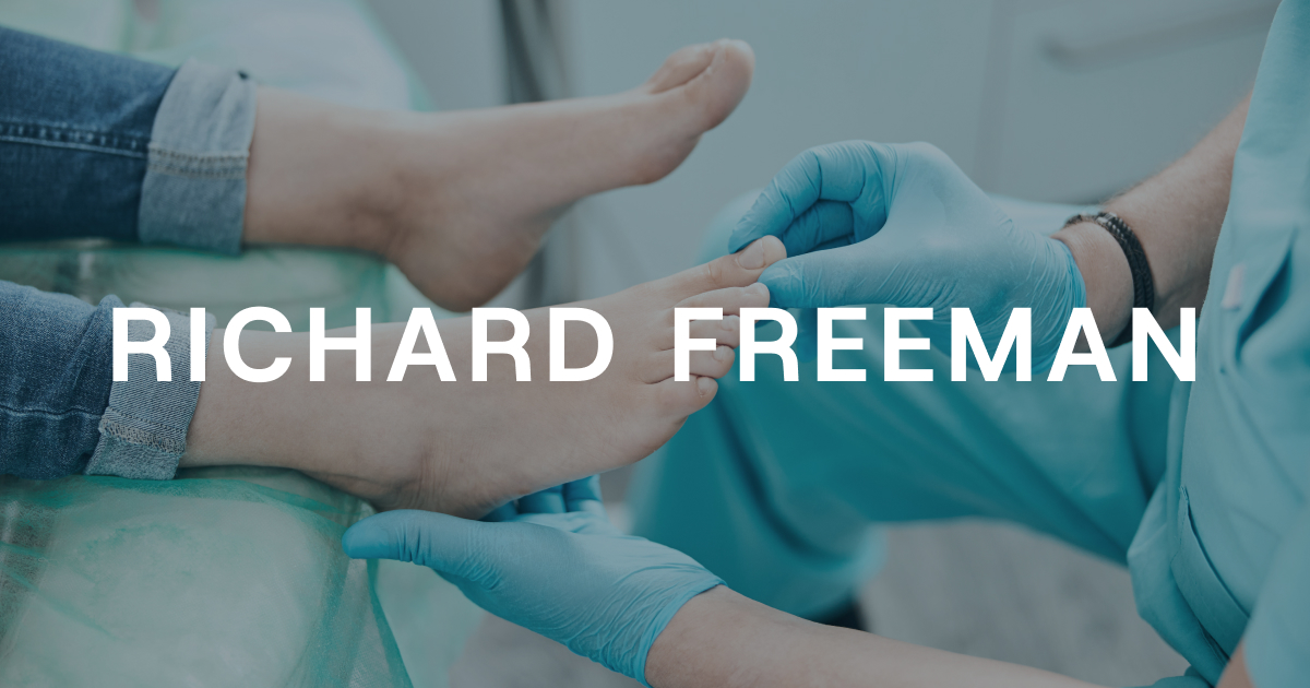 Contact Mr Richard Freeman | Book Foot & Ankle Consultations
