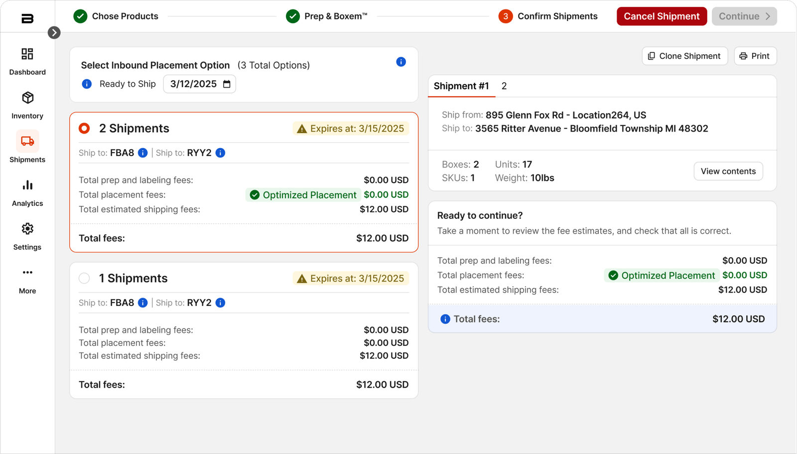 Boxem: Amazon FBA Shipments & Analytics Software, Try For Free.