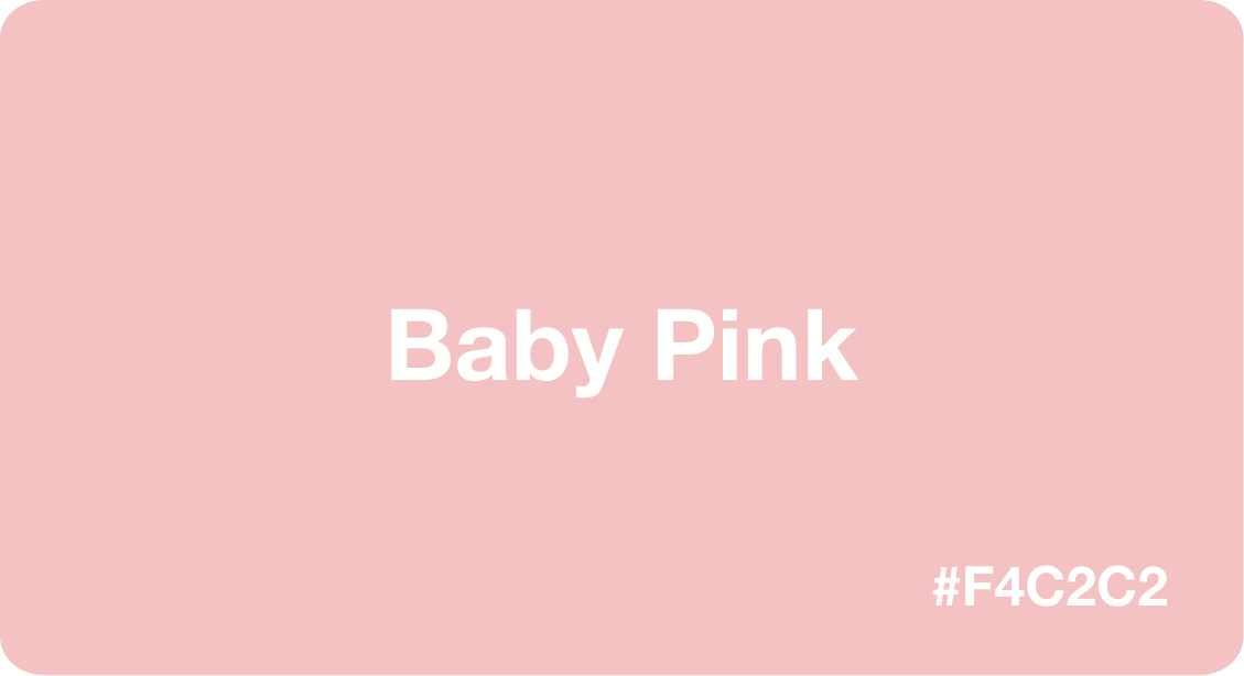 Baby Pink (#f4c2c2): Color Codes & Palettes