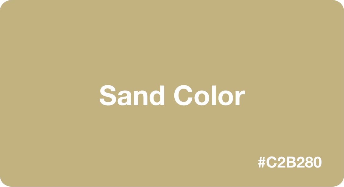 Sand Color (#c2b280): Color Codes & Palettes