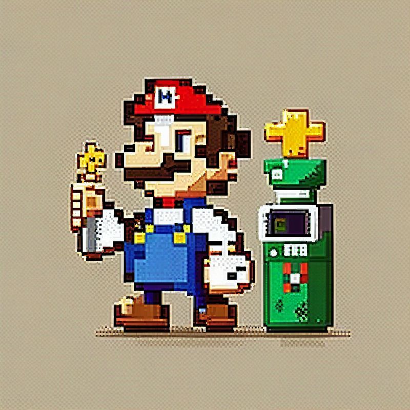 +60 Super Mario Pixel Art: High-Resolution Free Images - Eggradients.com