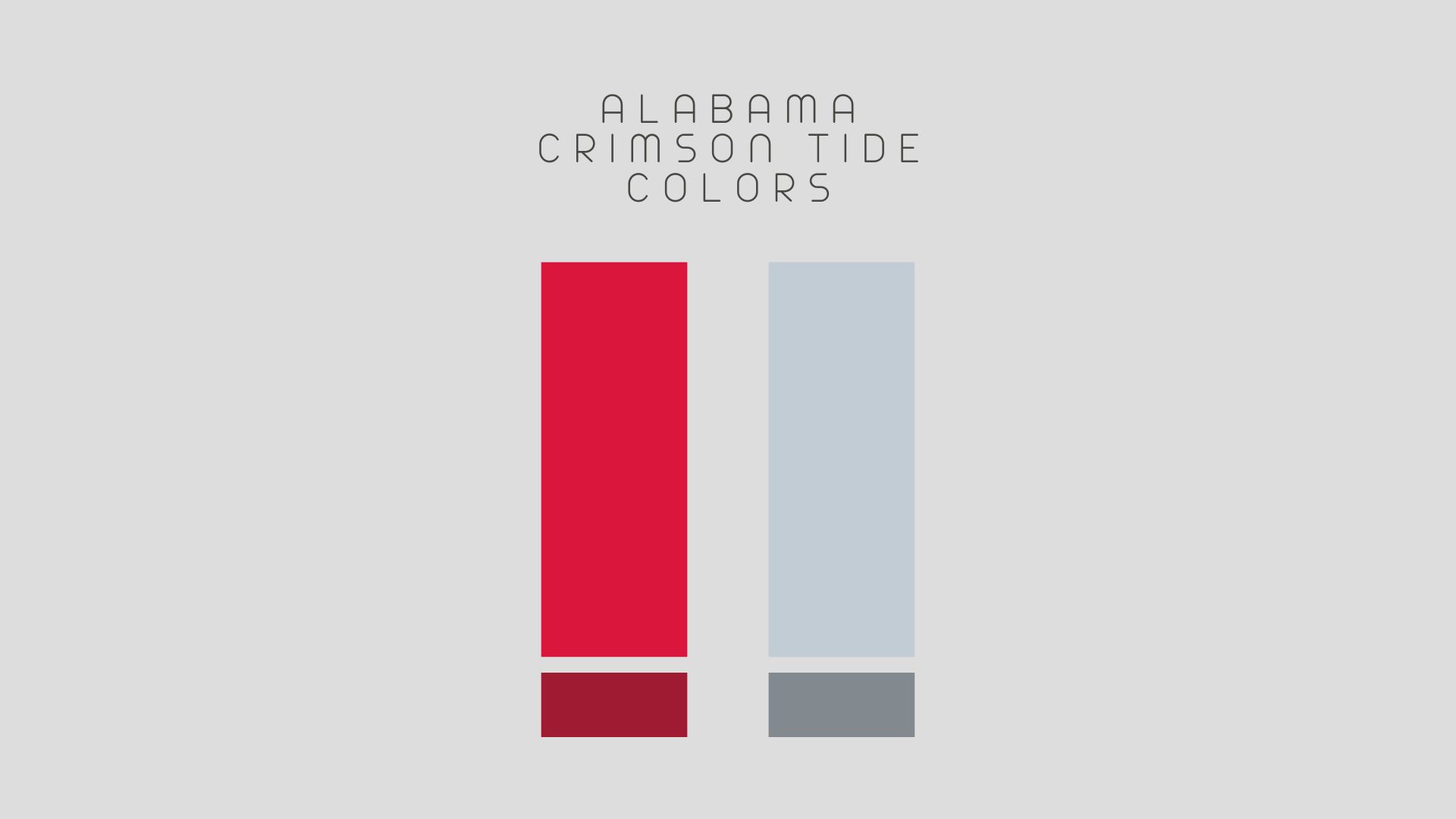 Alabama Crimson Tide Colors & Codes