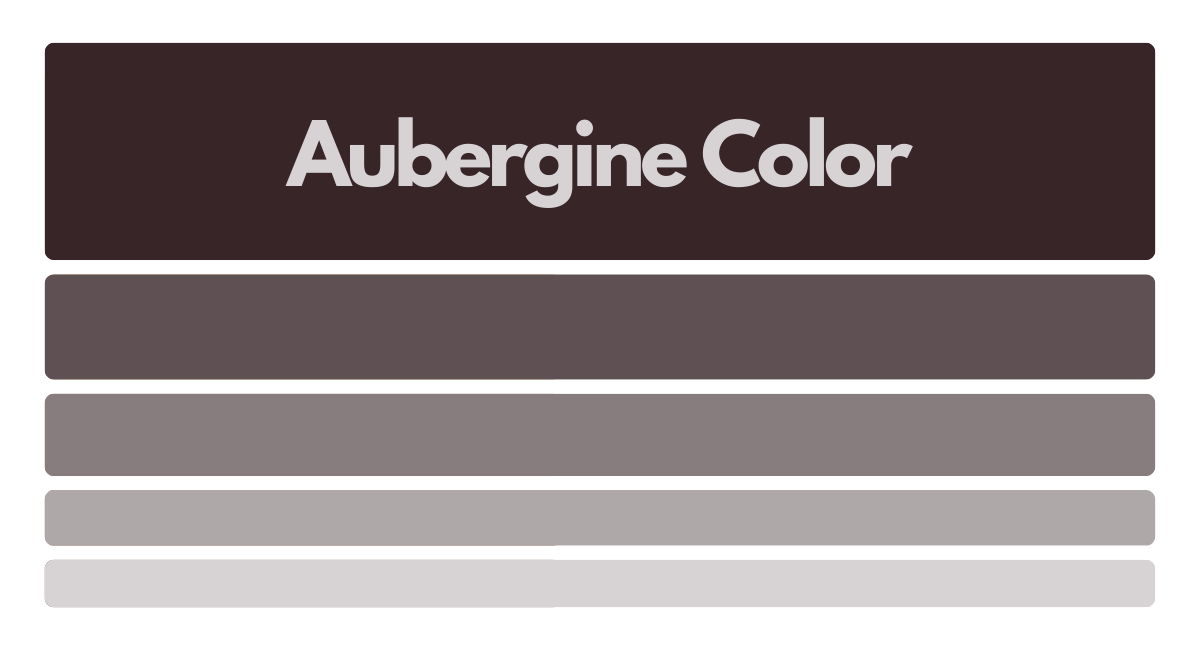Aubergine Color (#372528): Color Codes & Palettes
