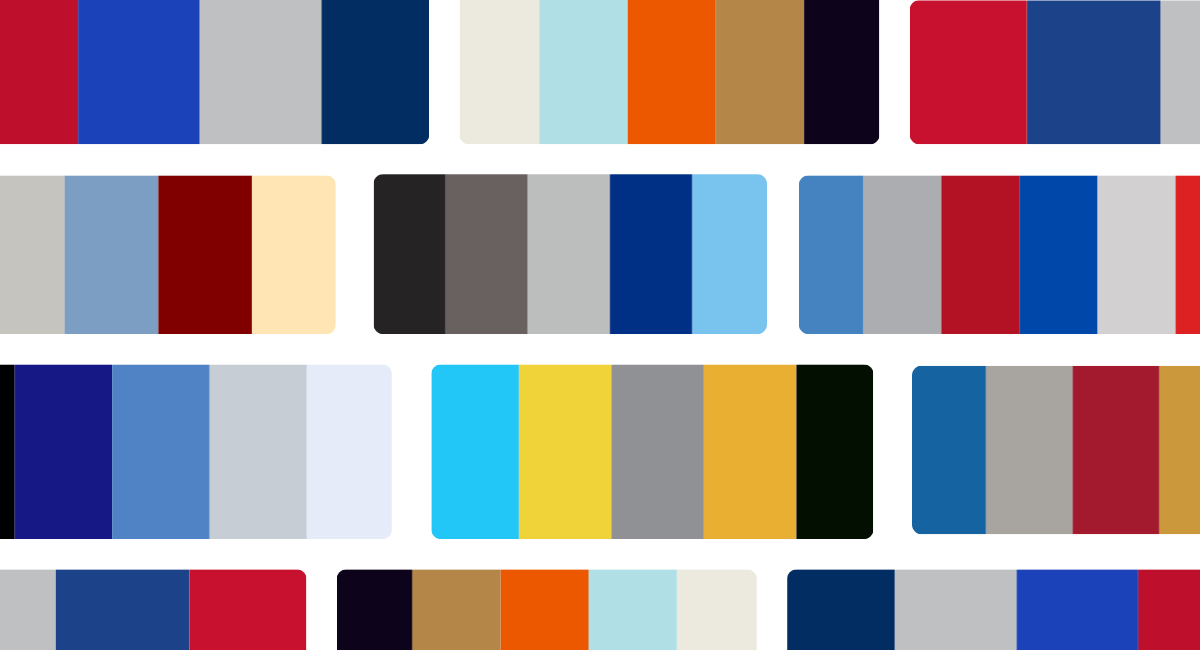 +120 Gray Color Palettes
