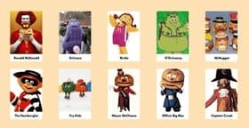 Mcdonalds Characters Names I Would Really Like To Take A Vacation To