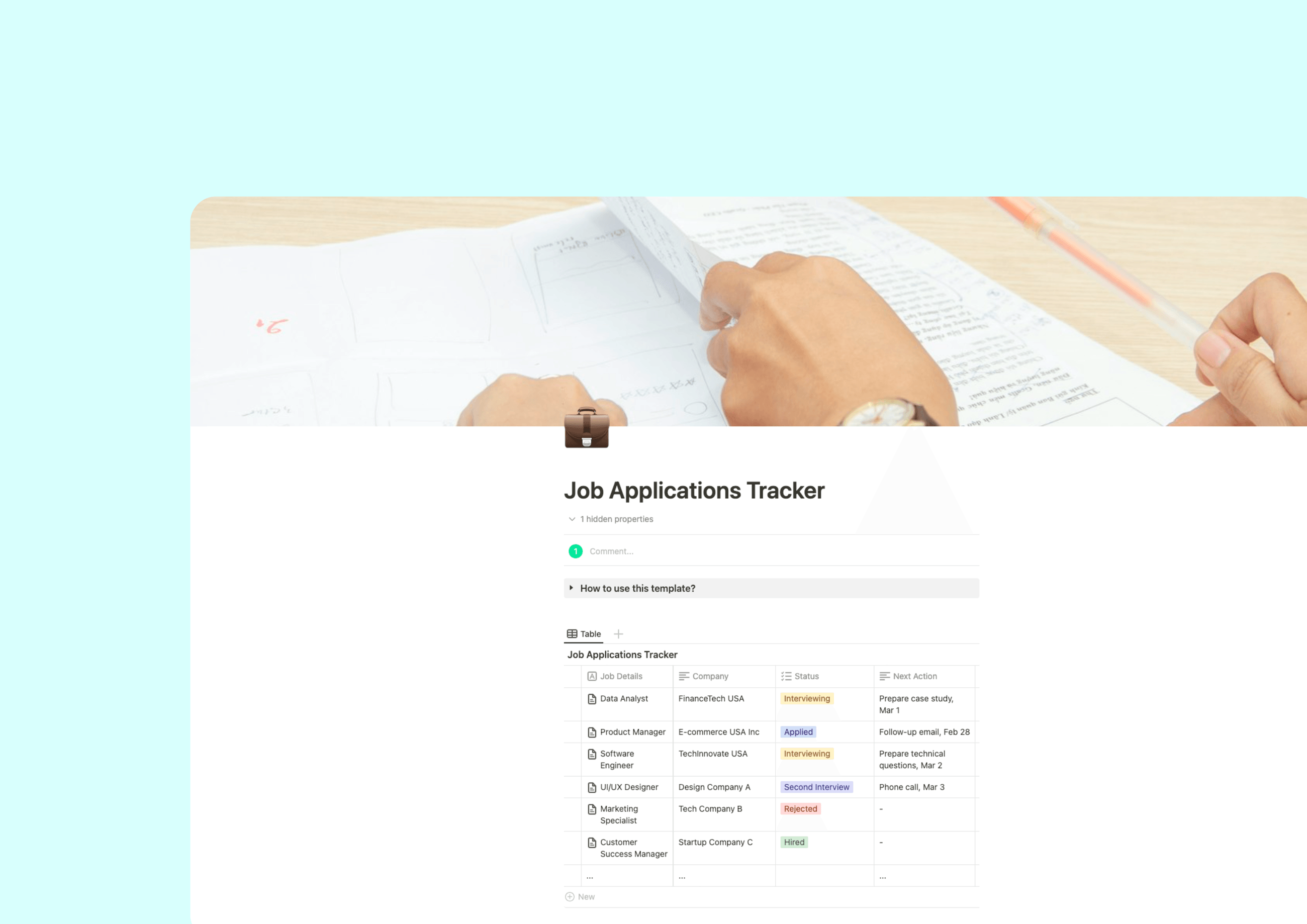Job Applications Tracker