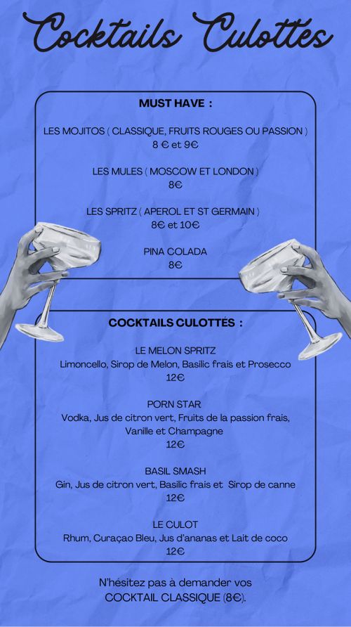 Le Culot – Bar & Restaurant à Lille | Cuisine Fait Maison et Ambiance ...