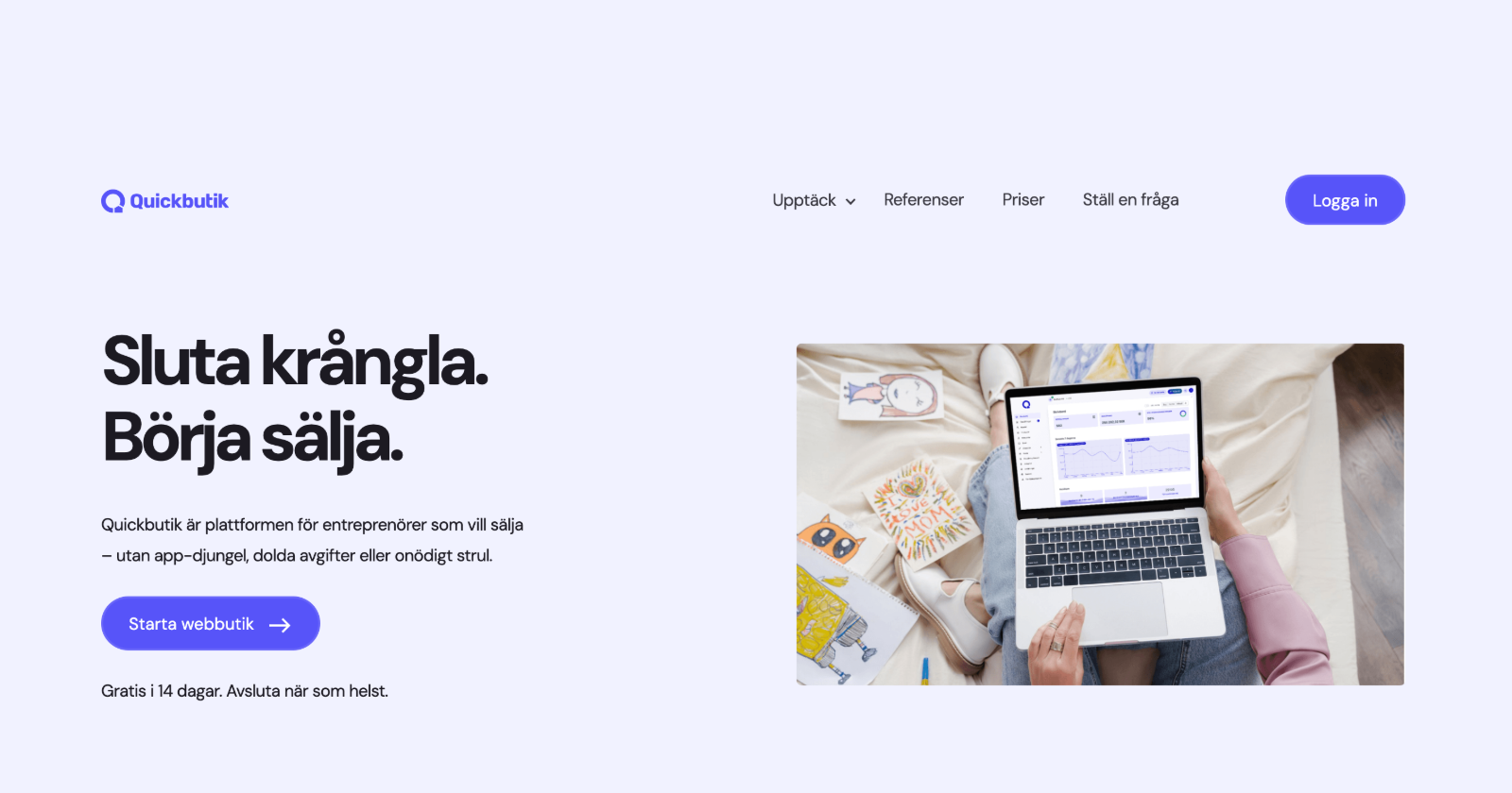 Start en nettbutikk, selg og vokse | Quickbutik