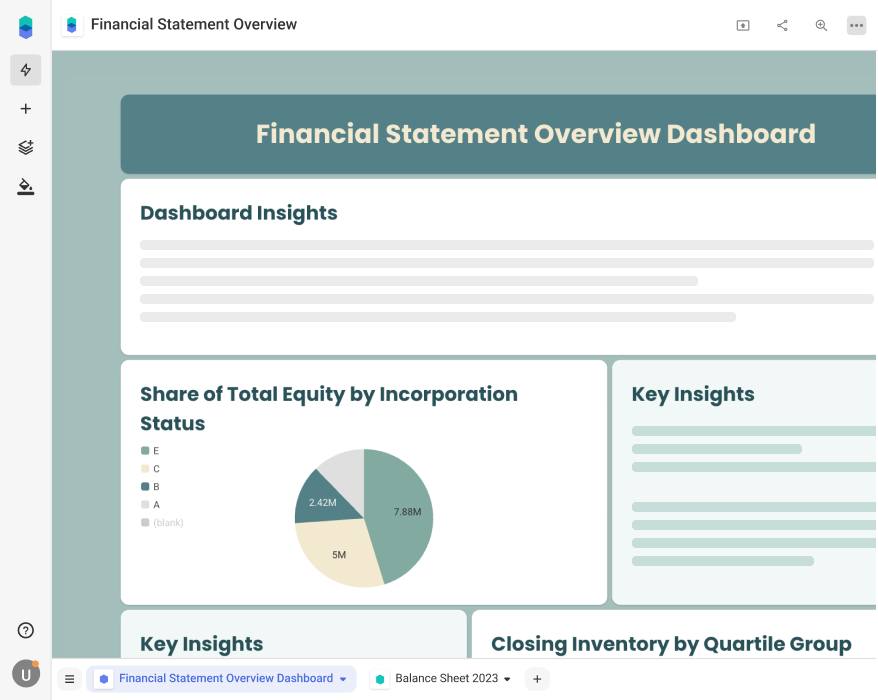 Build Financial Dashboards & Reports from CSV and Excel Data with AI