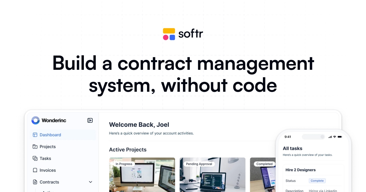 Build a Contract Management & Billing System | Softr