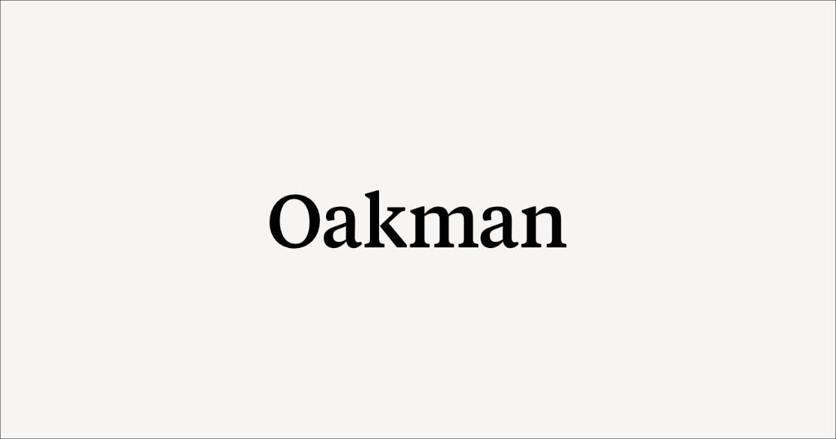 Oakman: Building, Acquiring, and Operating Lasting Software Companies
