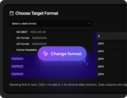 CSV Date Formatter | Change Date Formats in Excel and CSV Online For Free