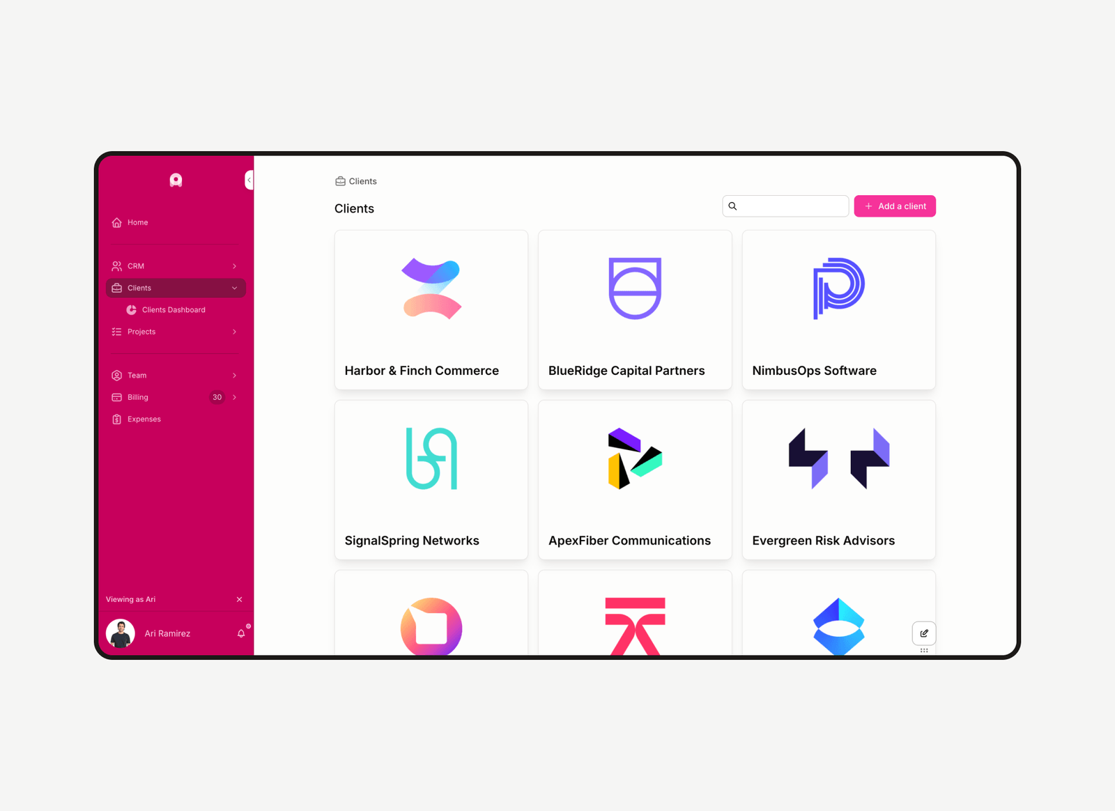 Agency Operating System - Noloco Templates