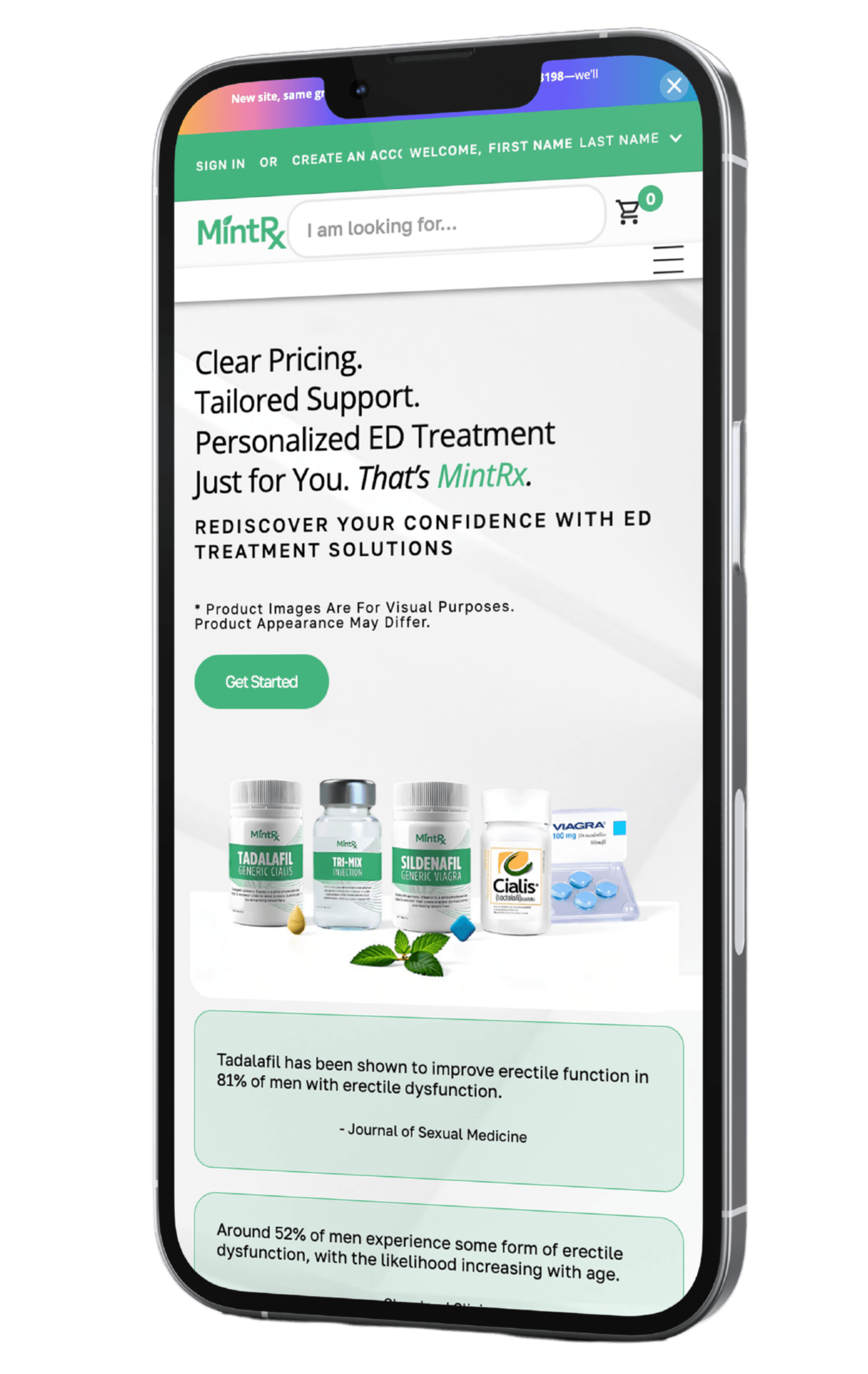 MintRx - Online Prescriptions & Medications – ED, Weight Loss, Skincare