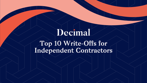Top 10 Write-Offs for Independent Contractors | Decimal