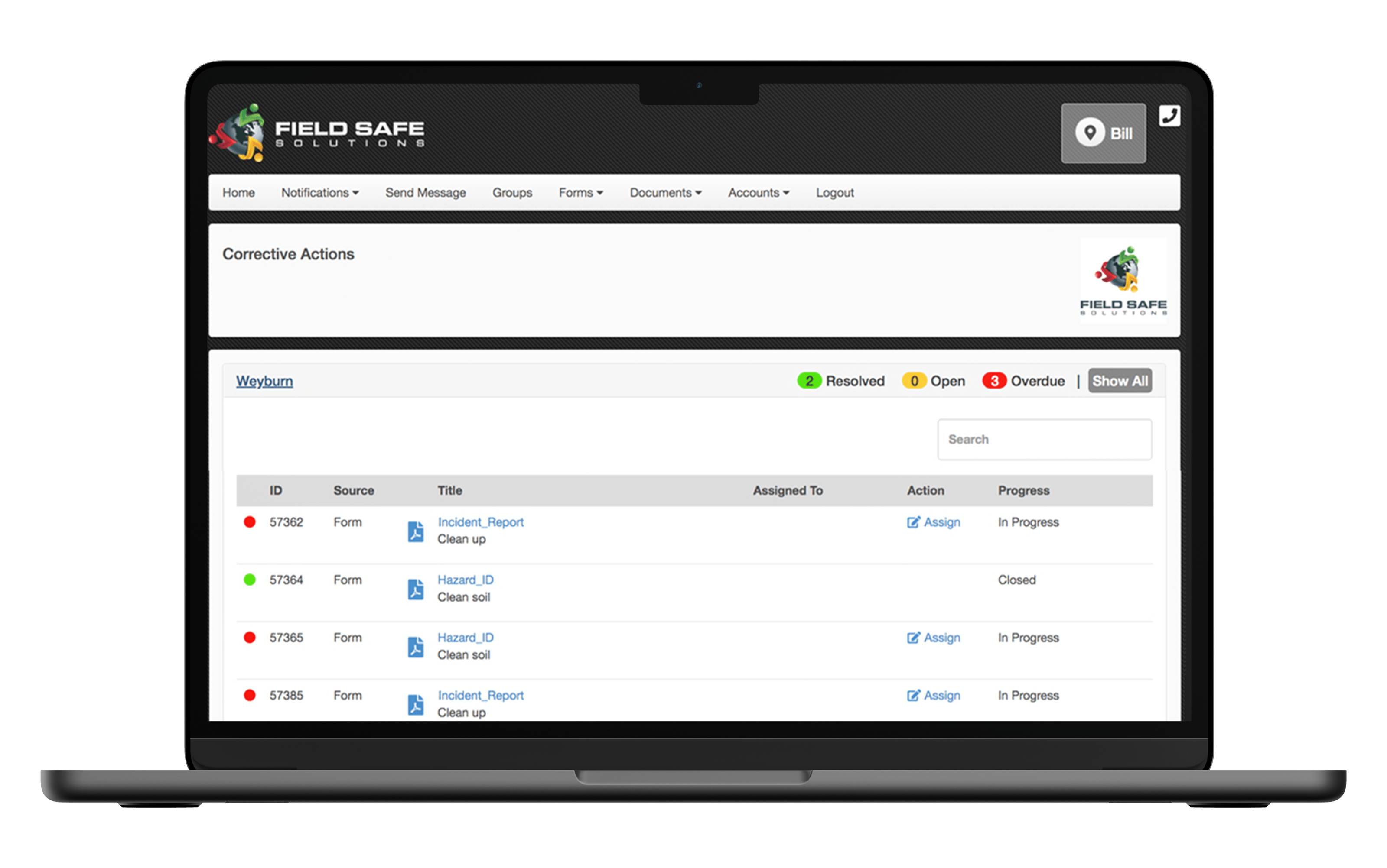 Field Safe Solutions Products & Solutions | Corrective Actions Safety