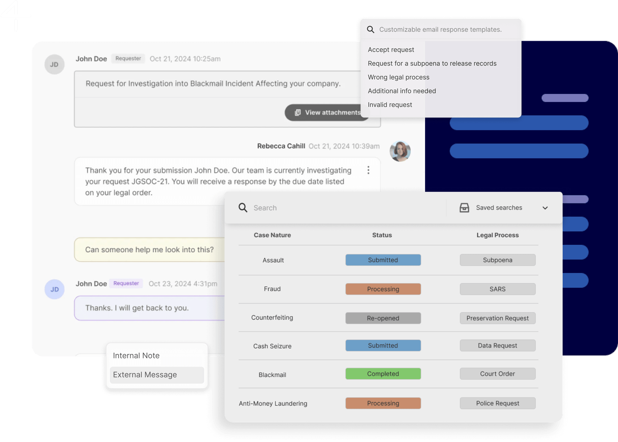 Subpoena & Data Request Management Software | Kodex