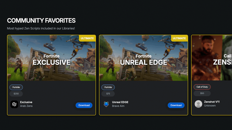 Zen Script Central | The #1 Cronus Zen Script Library