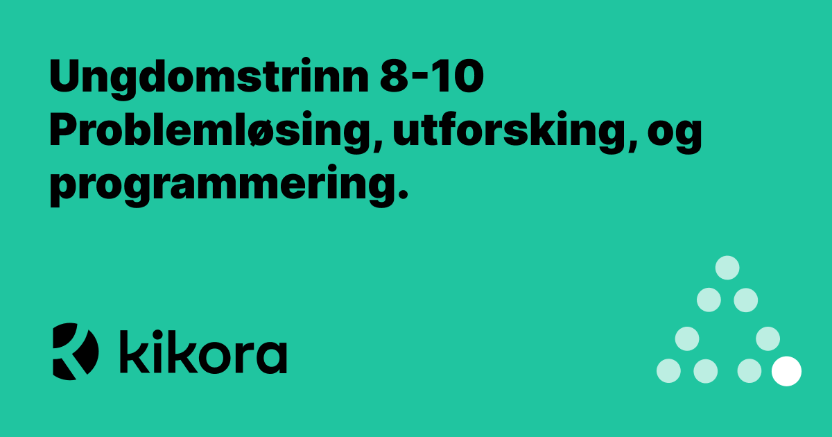Kikora Ungdomstrinn-8-10