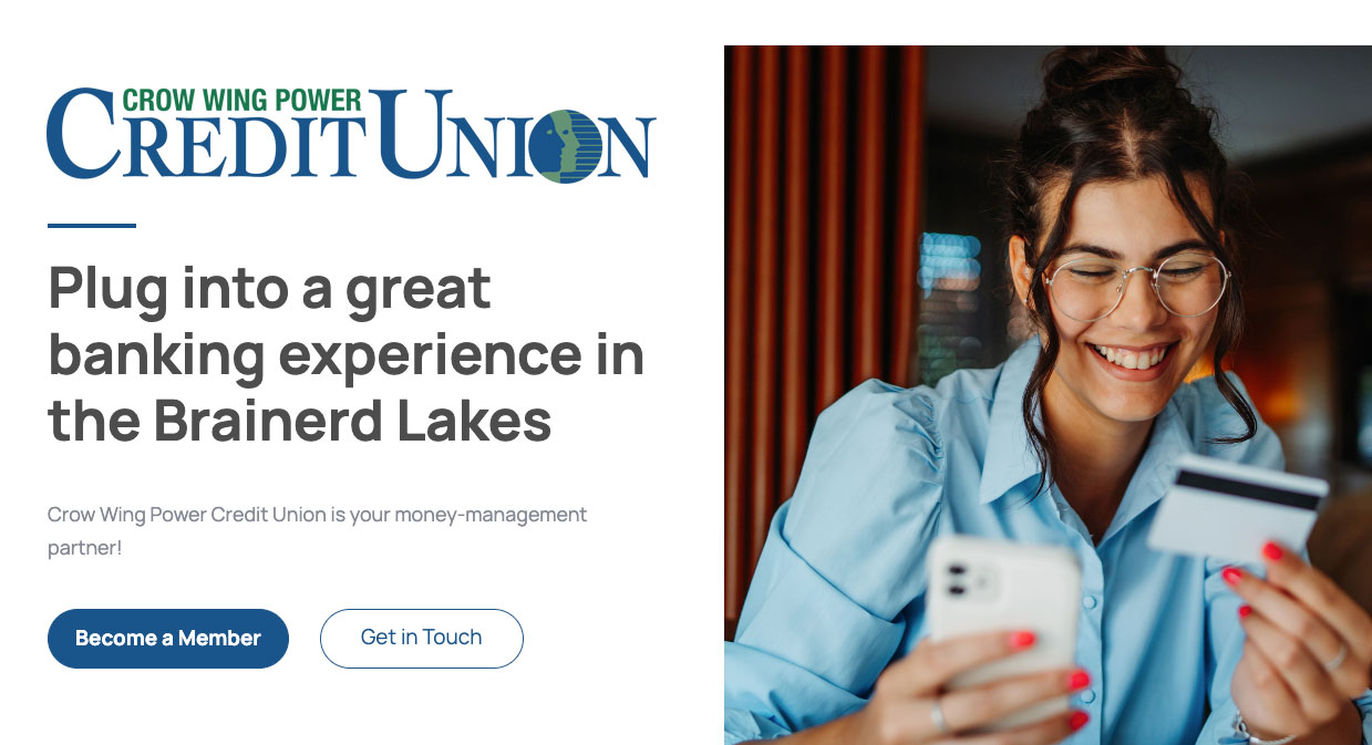 Checking & Savings Accounts | Crow Wing Power Credit Union