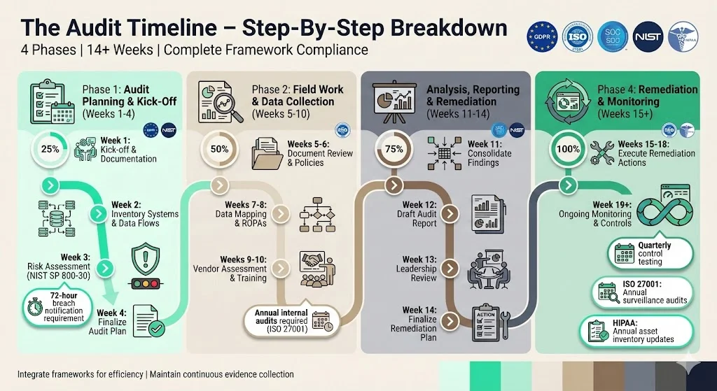 GDPR Audit Timeline: Best Practices and Key Steps for 2026