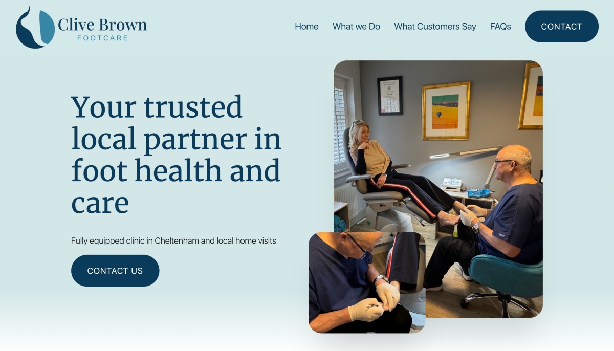 Clive Brown Footcare | Cheltenham