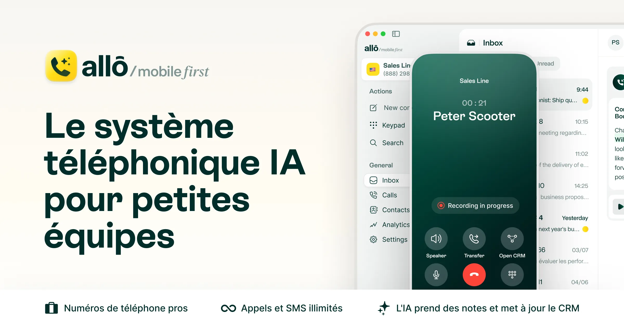 Numéro de téléphone virtuel pour gérer votre activité partout