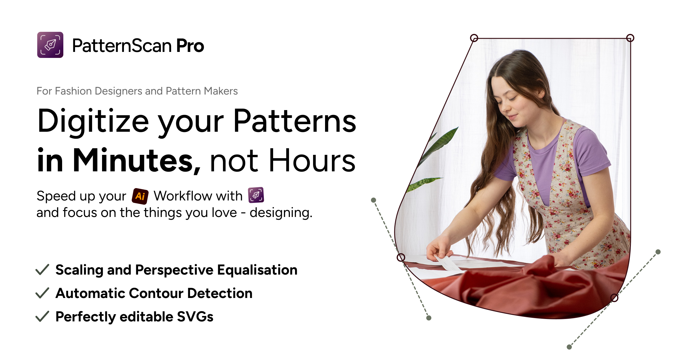 Digitize Sewing Patterns | Automatic Contour Detection with PatternScan Pro