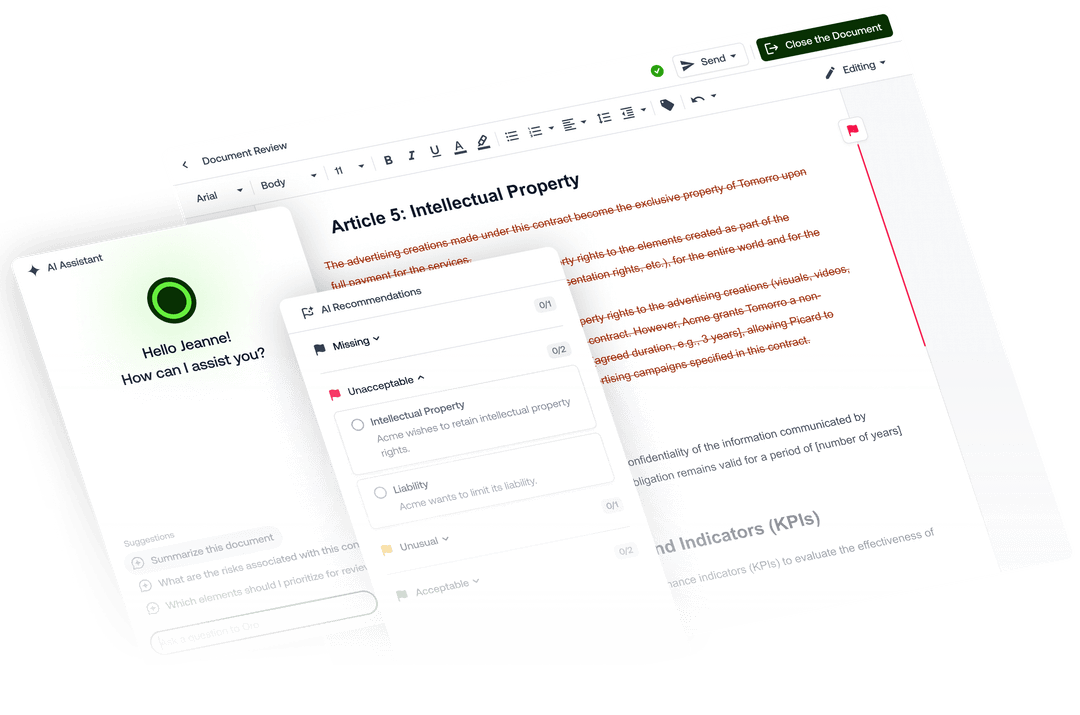 Tomorro - AI-Powered Contract Management Software